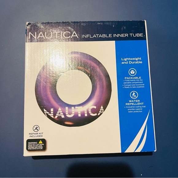 Nautica | Other | Nautica Inflatable Inner Tube With Repair Maroon ...
